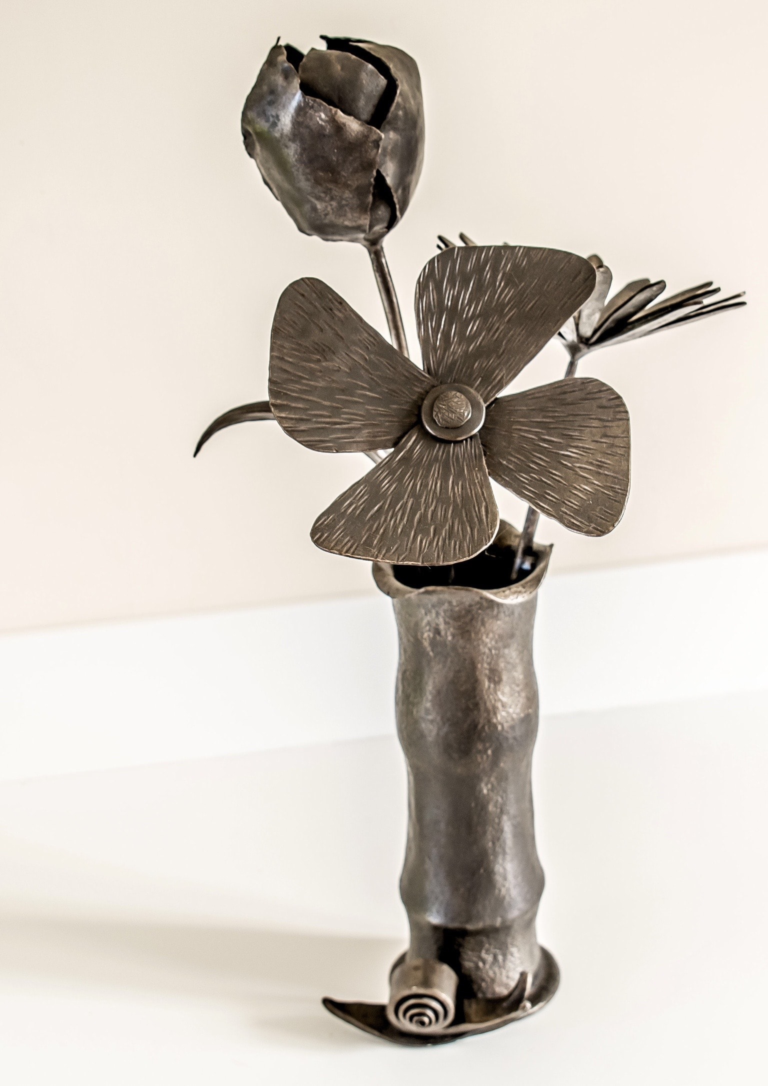 Flowers in a vase - Norfolk Blacksmith